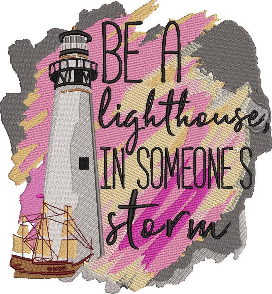 Lighthouse Machine Embroidery Design Pack of Five Light House ...