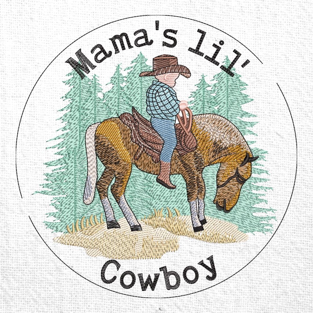 Mama's Little Cowboy Machine Embroidery Designs Western Machine ...