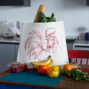 Redwork Rooster Machine Embroidery Design Rooster Embroidery Files ...