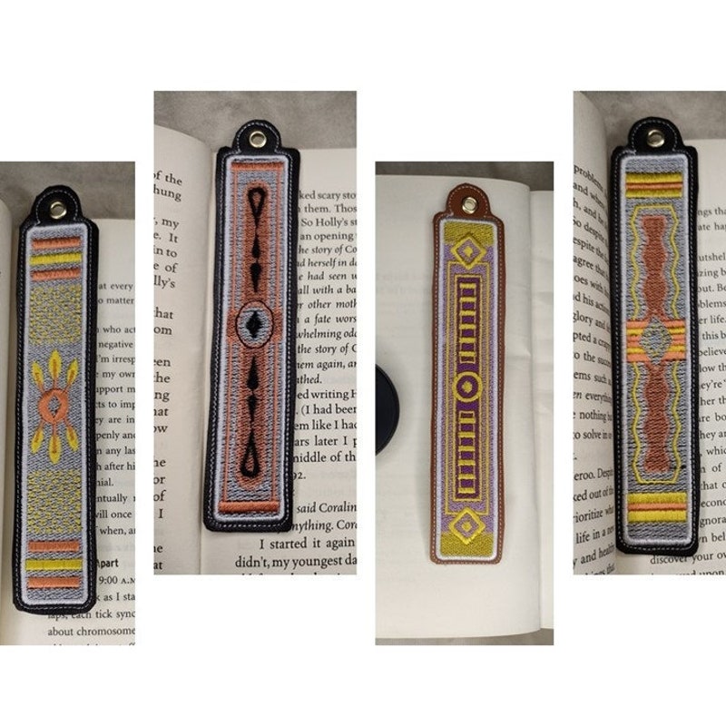 Embroidery Bookmark - Etsy