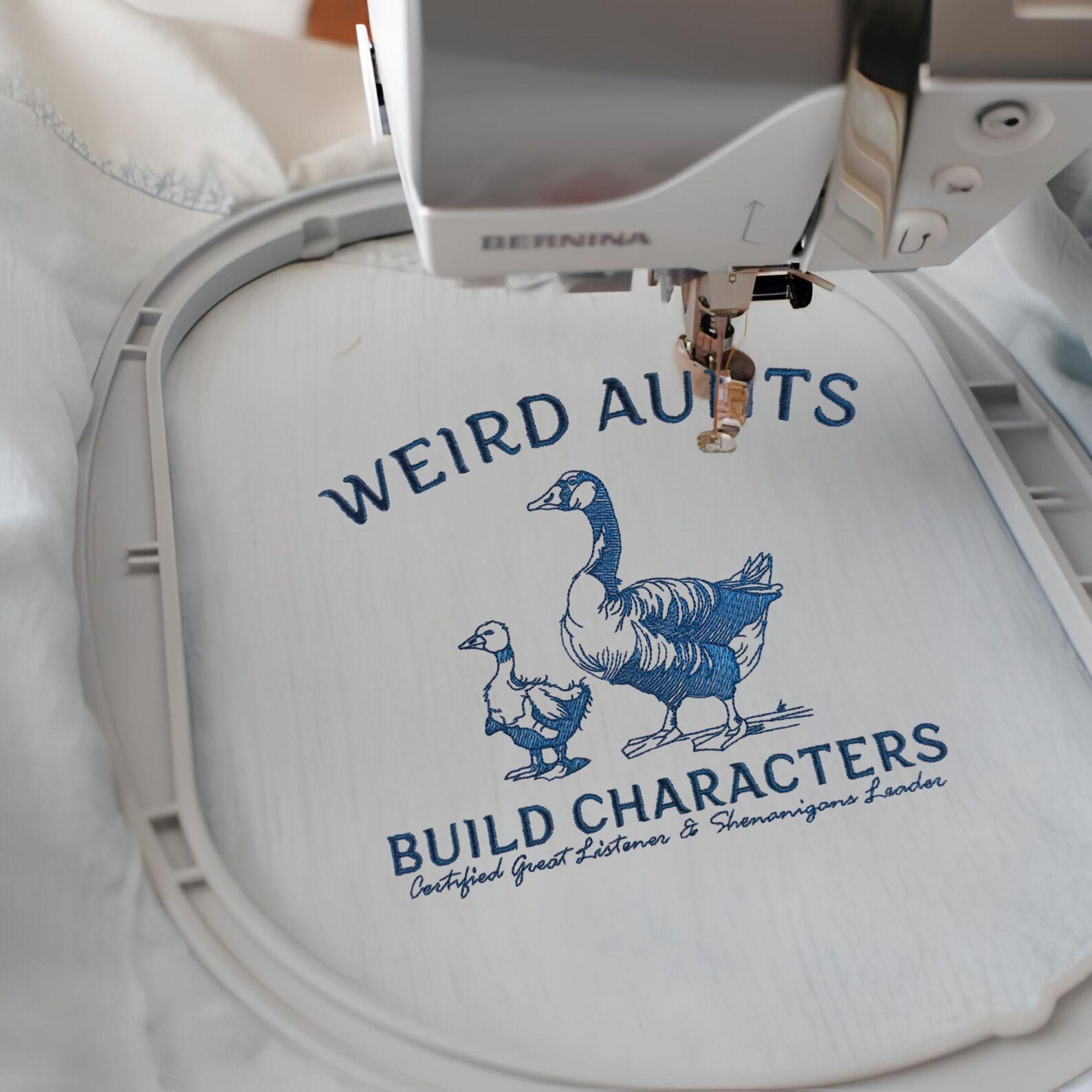 Funny Weird Aunt Embroidery Designs Weird Aunt Build Character ...