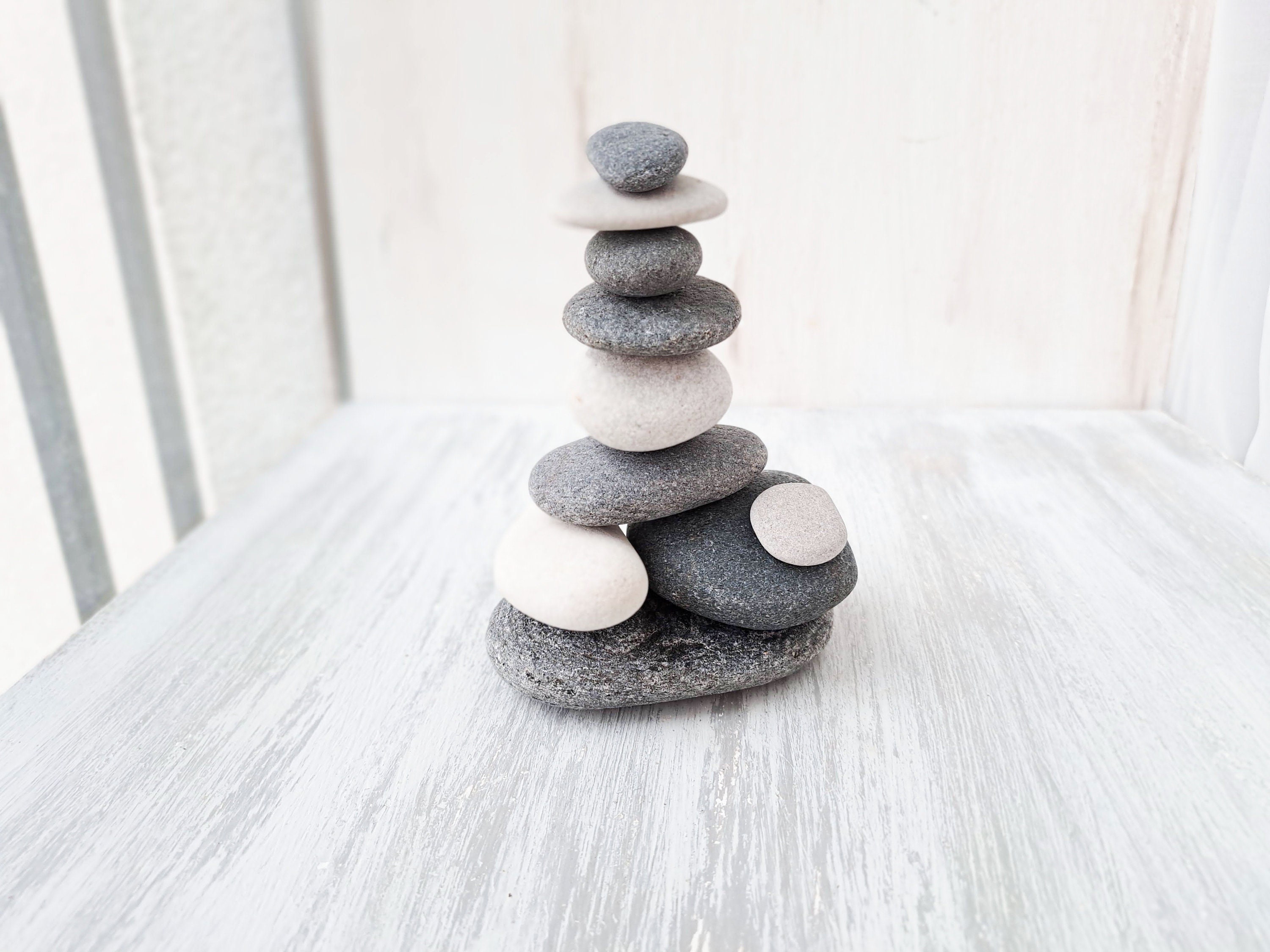 10 Beach Rocks Housewarming Gift Anxiety Gift Meditation Kit Zen ...