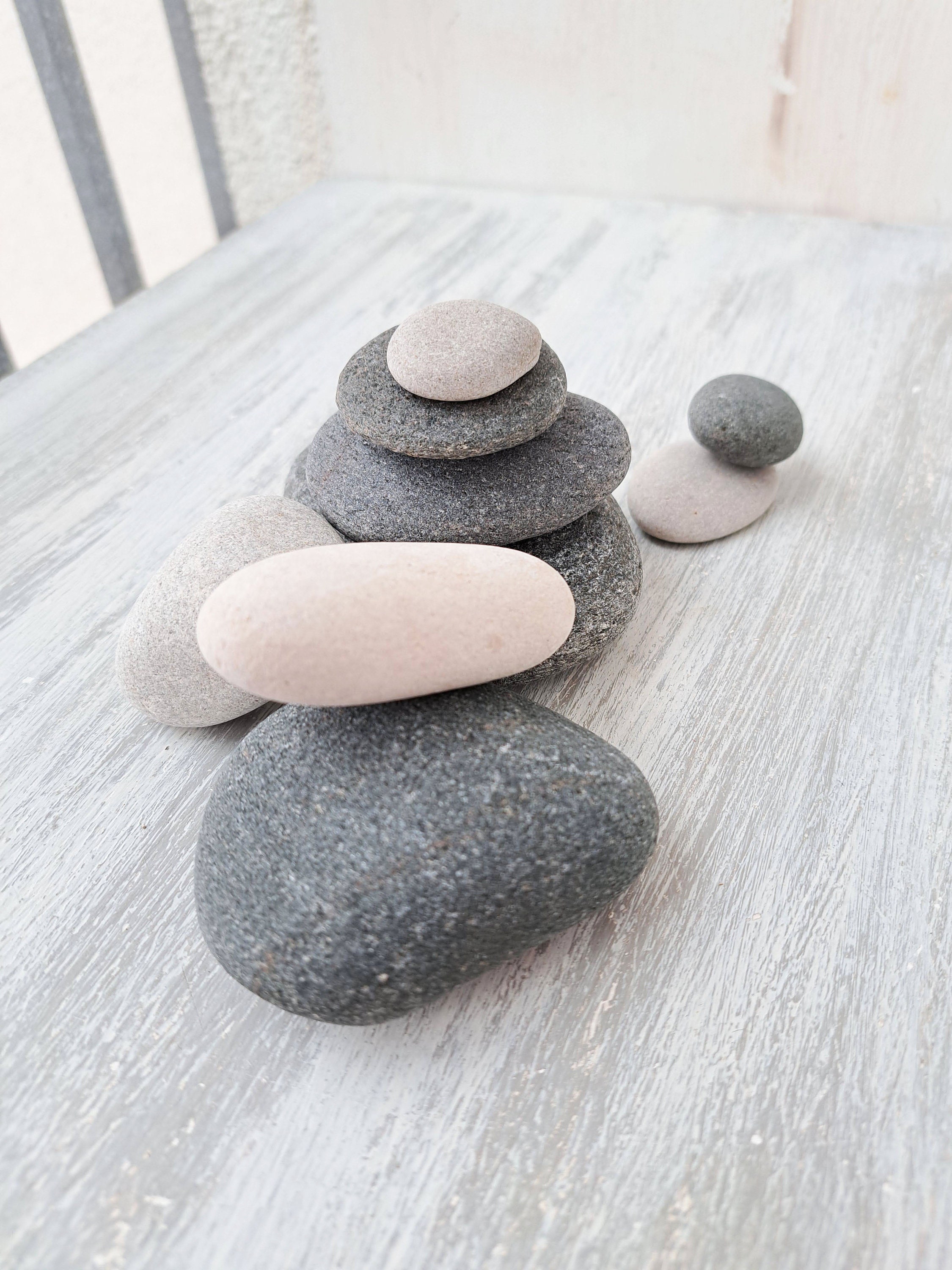 10 Beach Rocks Housewarming Gift Anxiety Gift Meditation Kit Zen ...