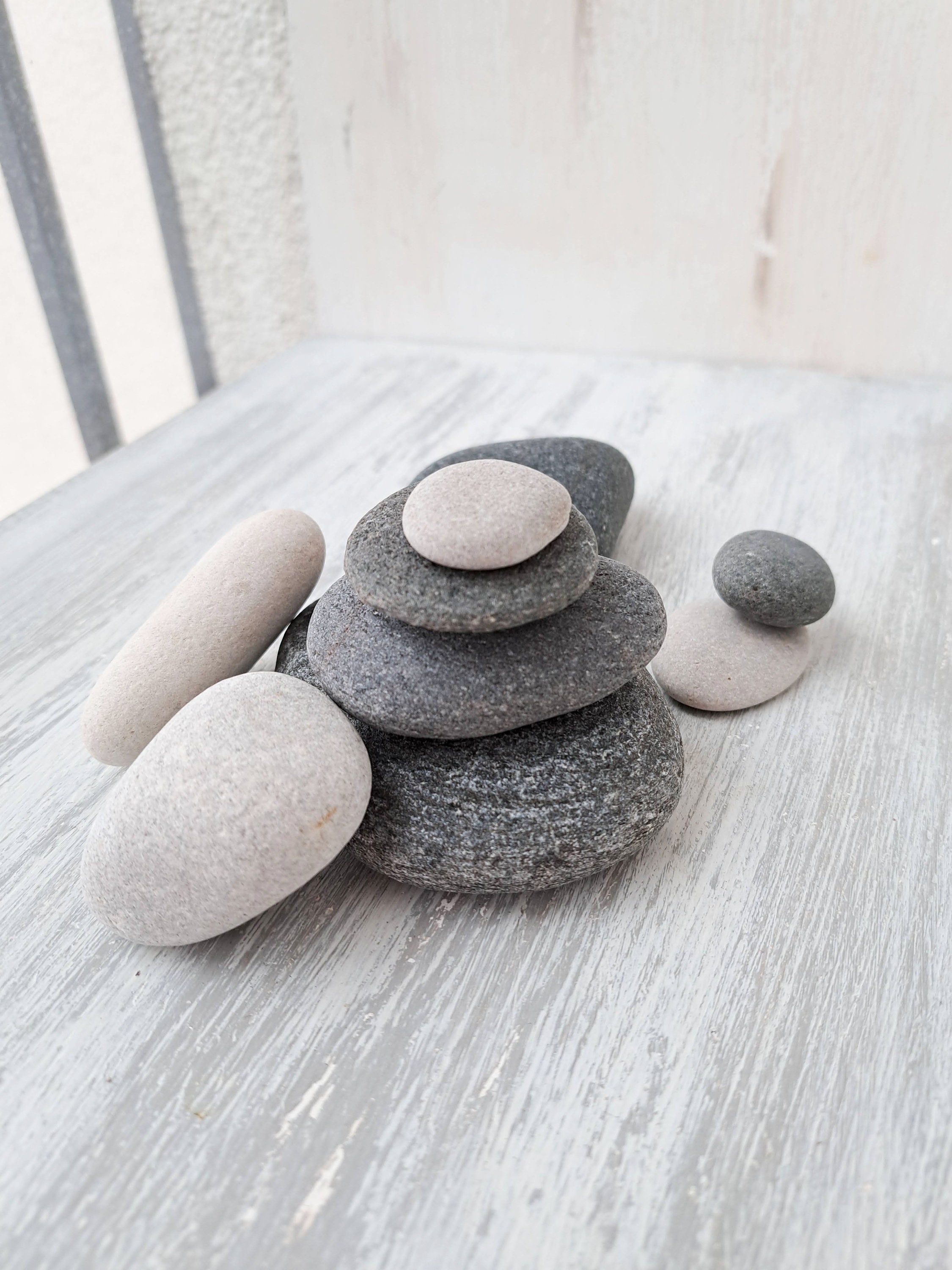 10 Beach Rocks Housewarming Gift Anxiety Gift Meditation Kit Zen ...