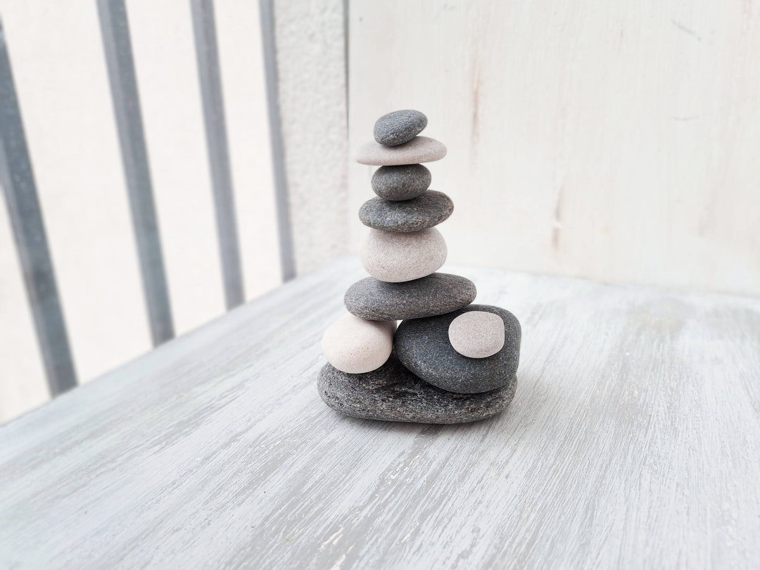 10 Beach Rocks Housewarming Gift Anxiety Gift Meditation Kit Zen ...