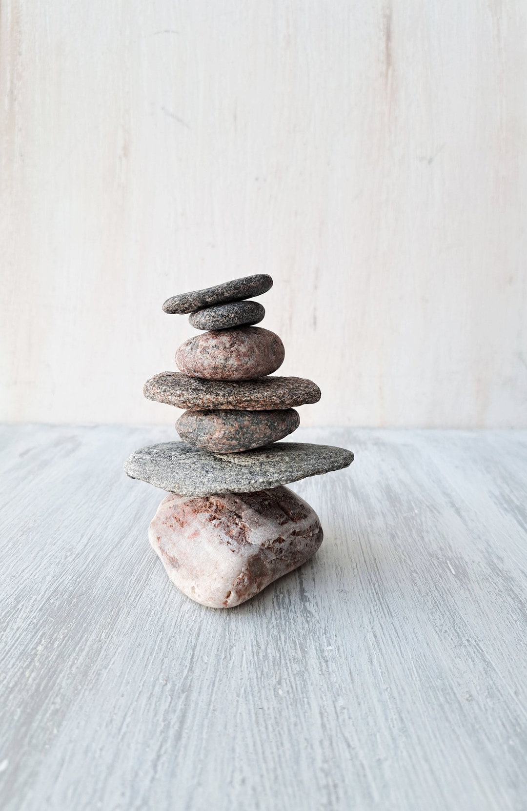 Zen Balance Stones Balancing Stones Abstract Sculpture Anxiety Gift 7 ...