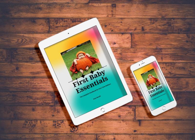 First Baby Essentials- the Complete Handbook for First Time Mothers - Etsy