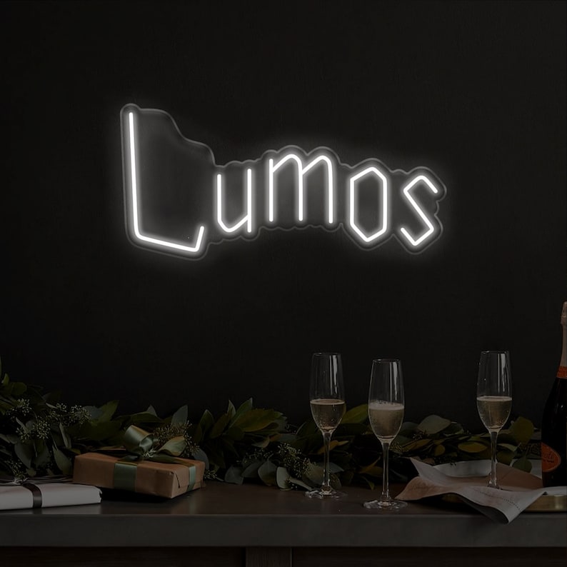 Lumos Neon Sign Lumos Neon Led Neon Sign Wall Decor Neon Wall Art Home ...