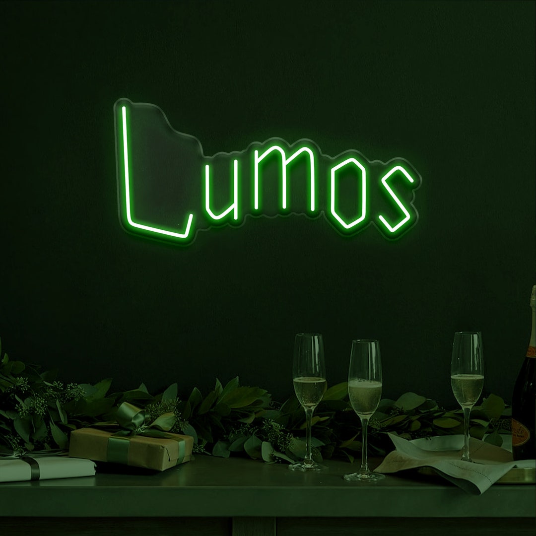 Lumos Neon Sign Lumos Neon Led Neon Sign Wall Decor Neon Wall Art Home ...