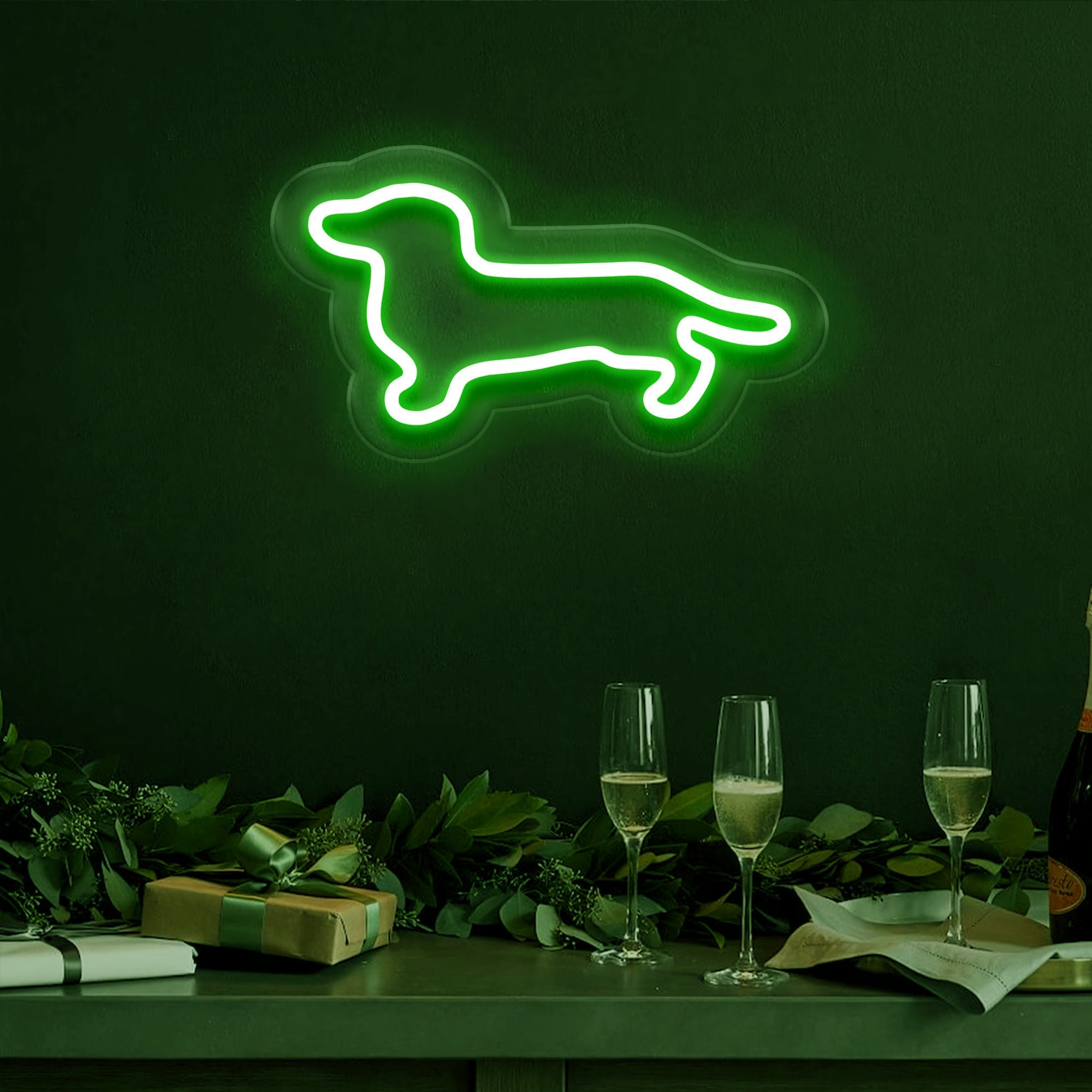Dog Neon Sign, Animal Neon Led Sign Dog Lovers Sign Custom Neon Sign ...