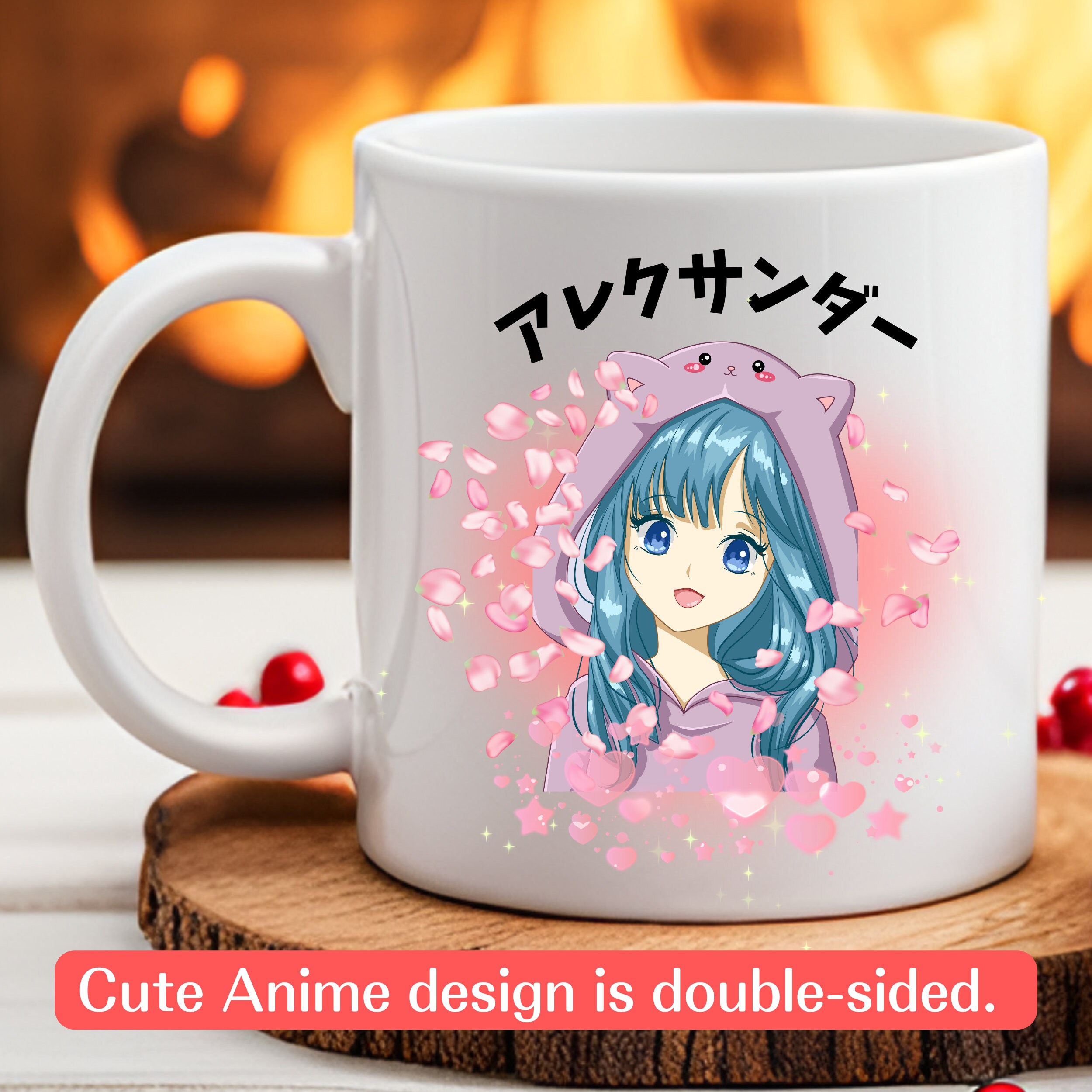 Mug Customized Name Custom Japan Mug Anime Manga Mug Japanese Name Mug ...