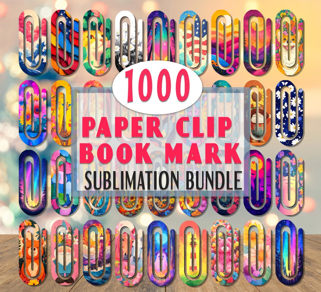 Jumbo Paper Clip Bookmark Png Bundle | Paper Clip Png | Jumbo Paper ...