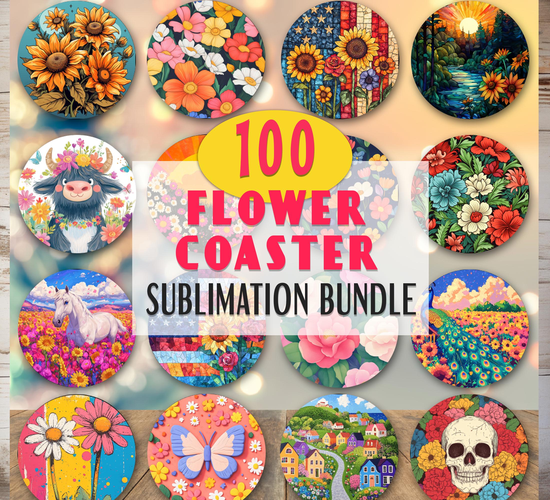 100 PNG Car Coaster Sublimation Design, Car Coaster Designs, Round ...