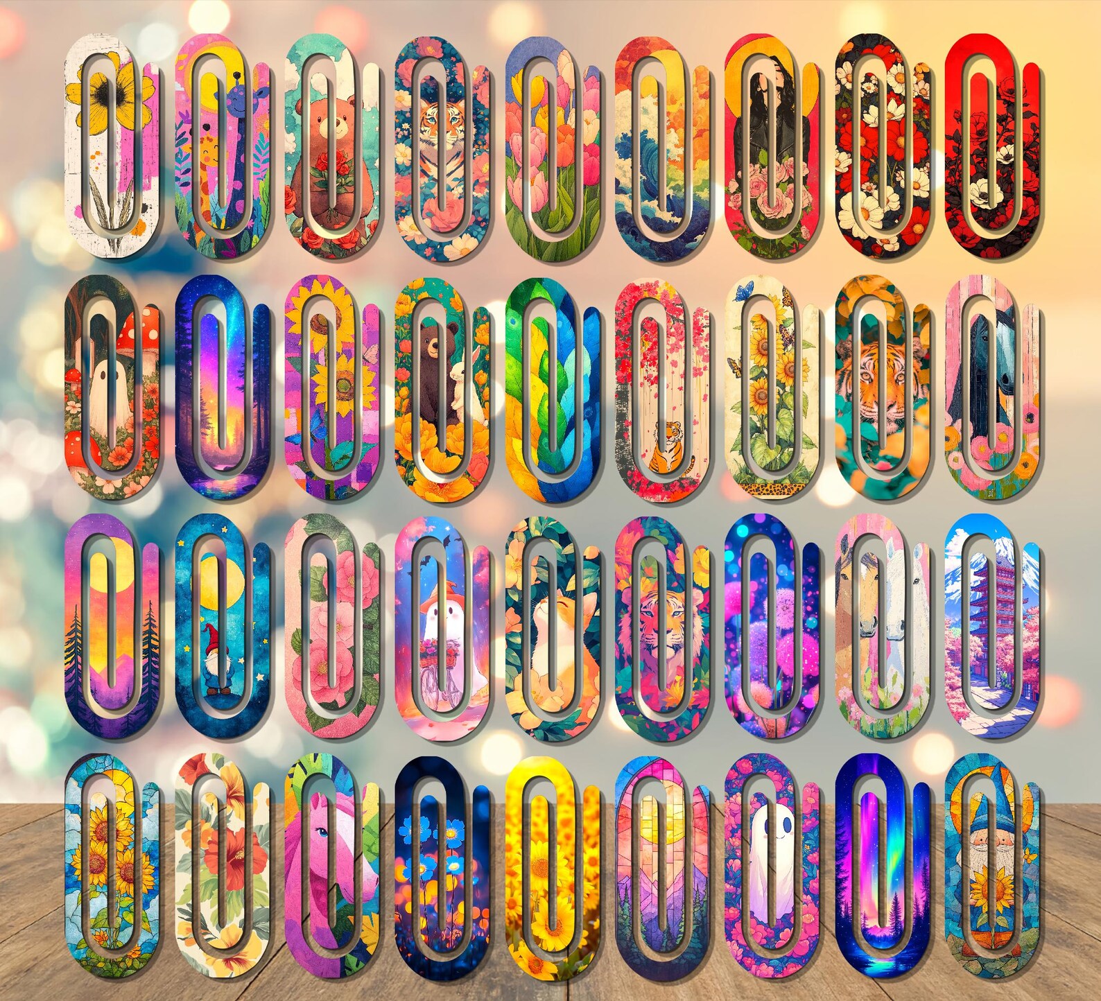 Jumbo Paper Clip Bookmark Png Bundle | Paper Clip Png | Jumbo Paper ...
