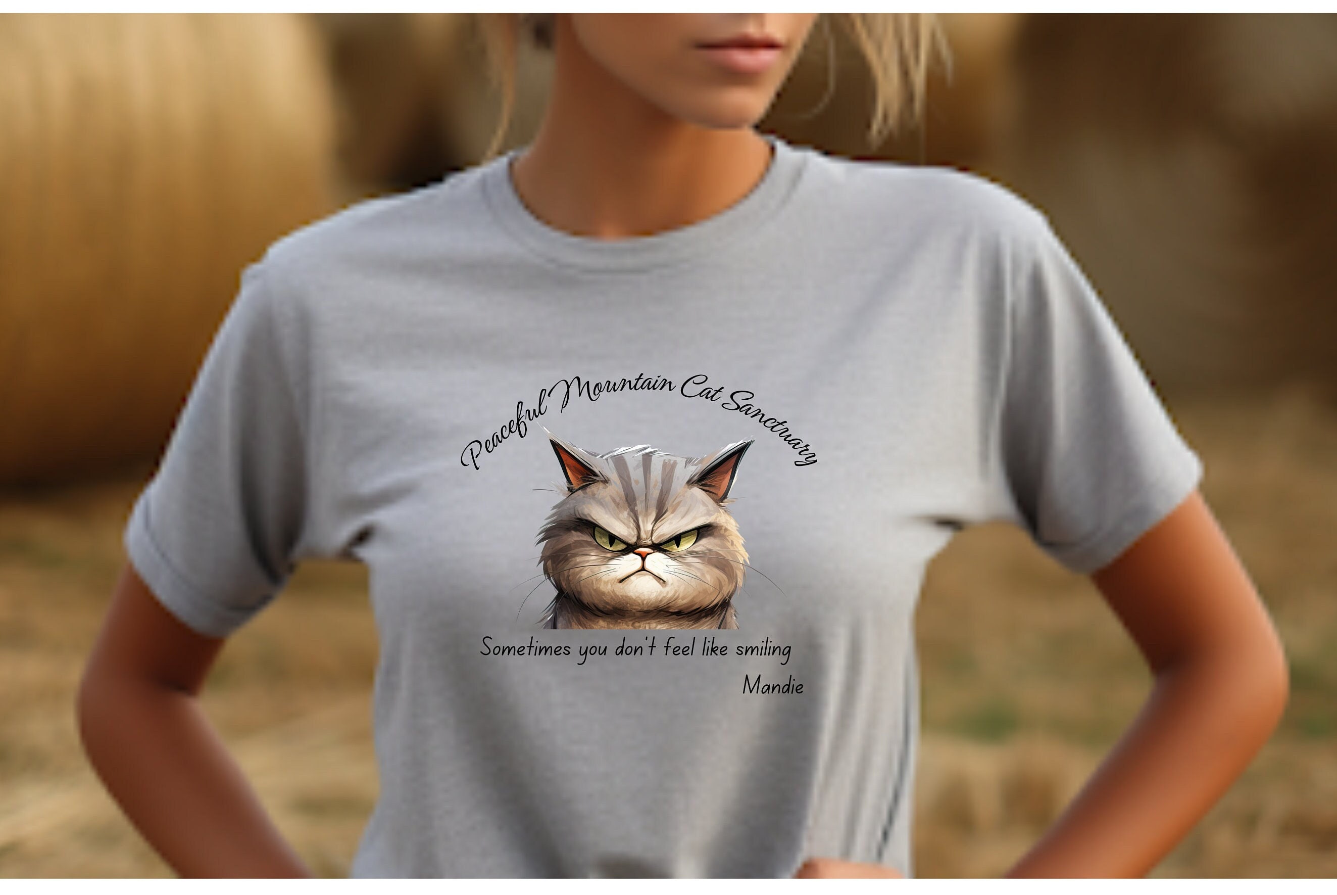Peaceful Mountain Cat Sanctuary, Supportive Merchandise, Mandie, Grumpy ...