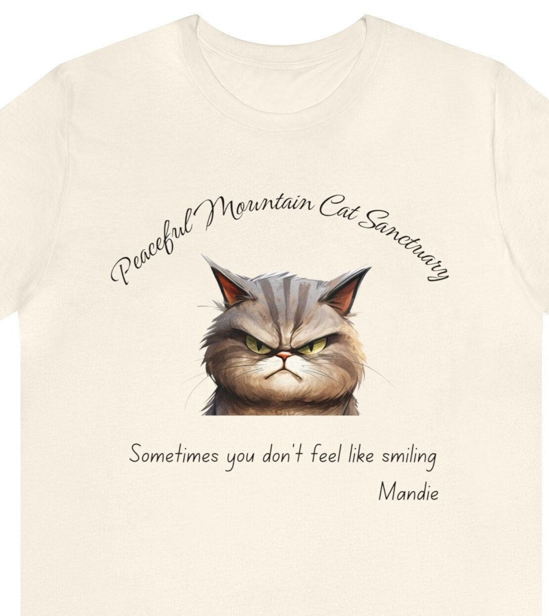 Peaceful Mountain Cat Sanctuary, Supportive Merchandise, Mandie, Grumpy ...
