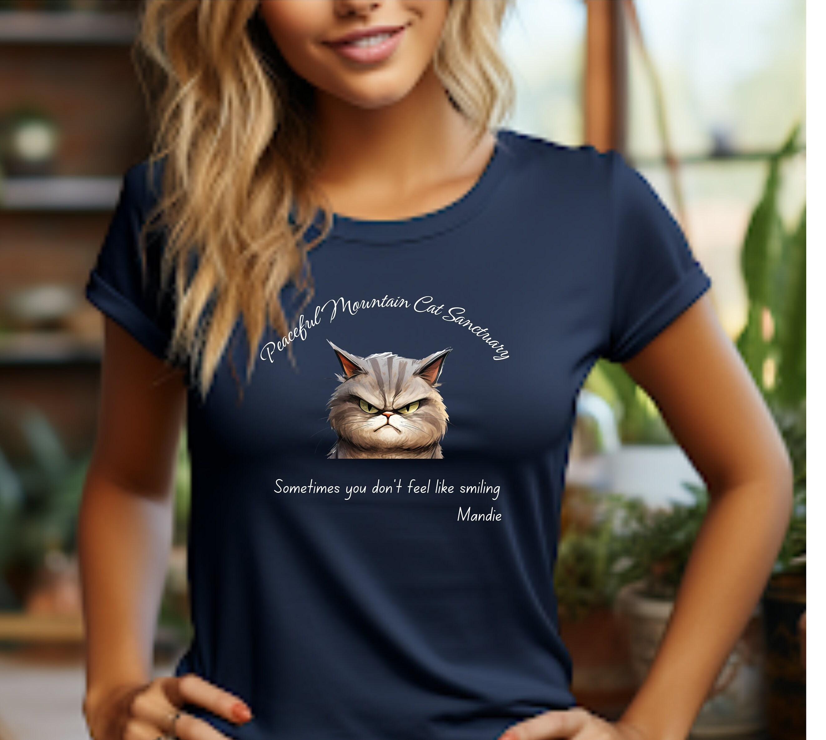 Peaceful Mountain Cat Sanctuary, Supportive Merchandise, Mandie, Grumpy ...