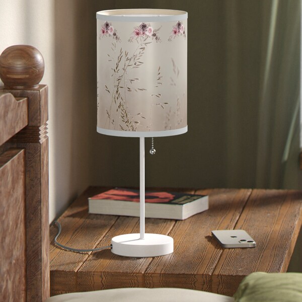 Floral Small Table Lamp - Etsy