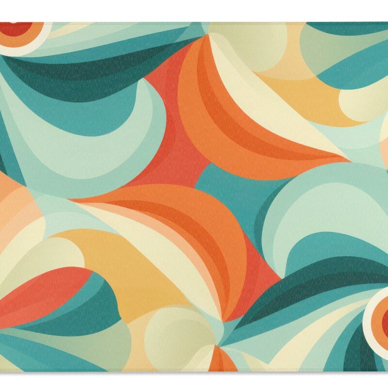 Orange Teal Yellow - Etsy