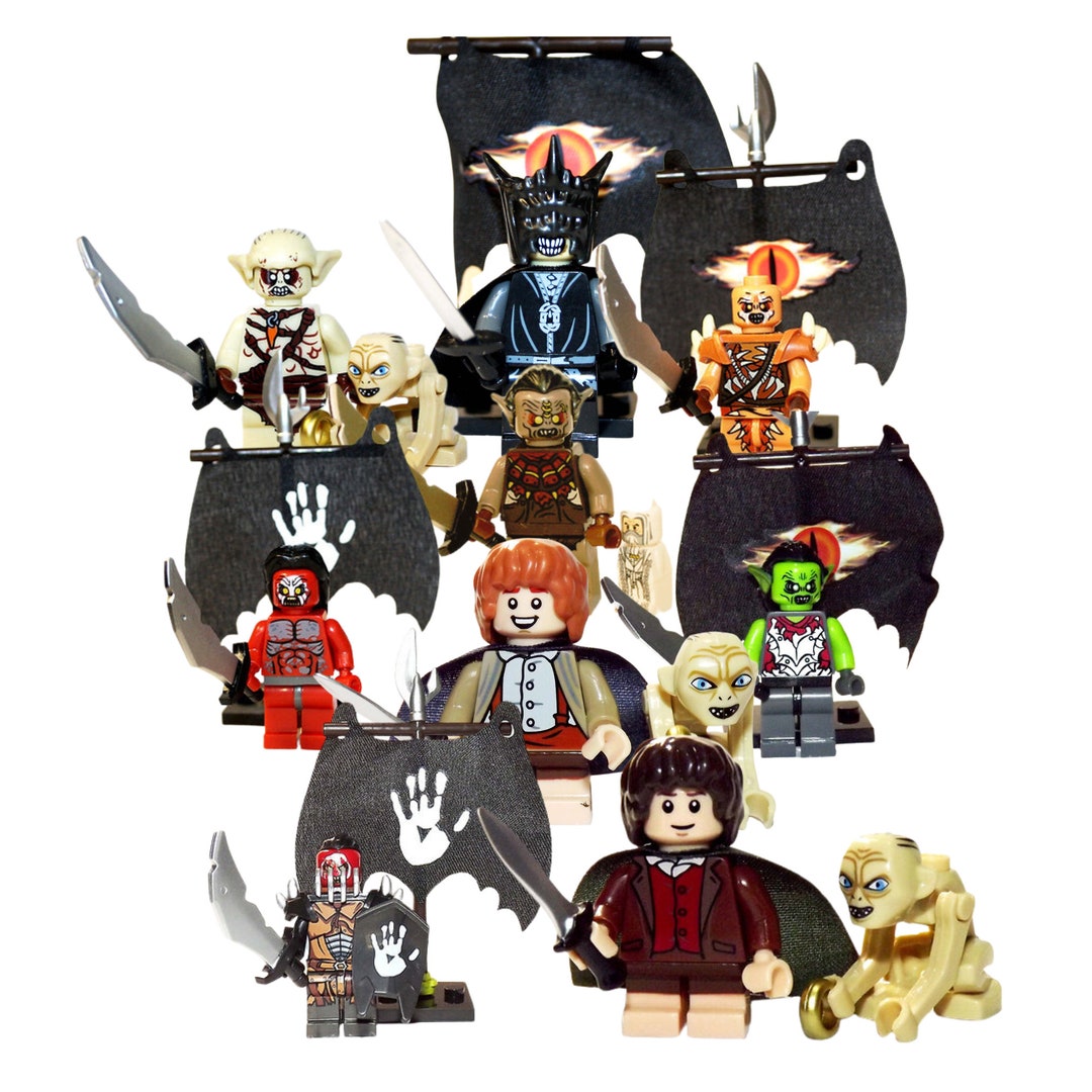 Movie LOTR Lord of the Rings Hobbit Building Blocks Minifigure - Etsy