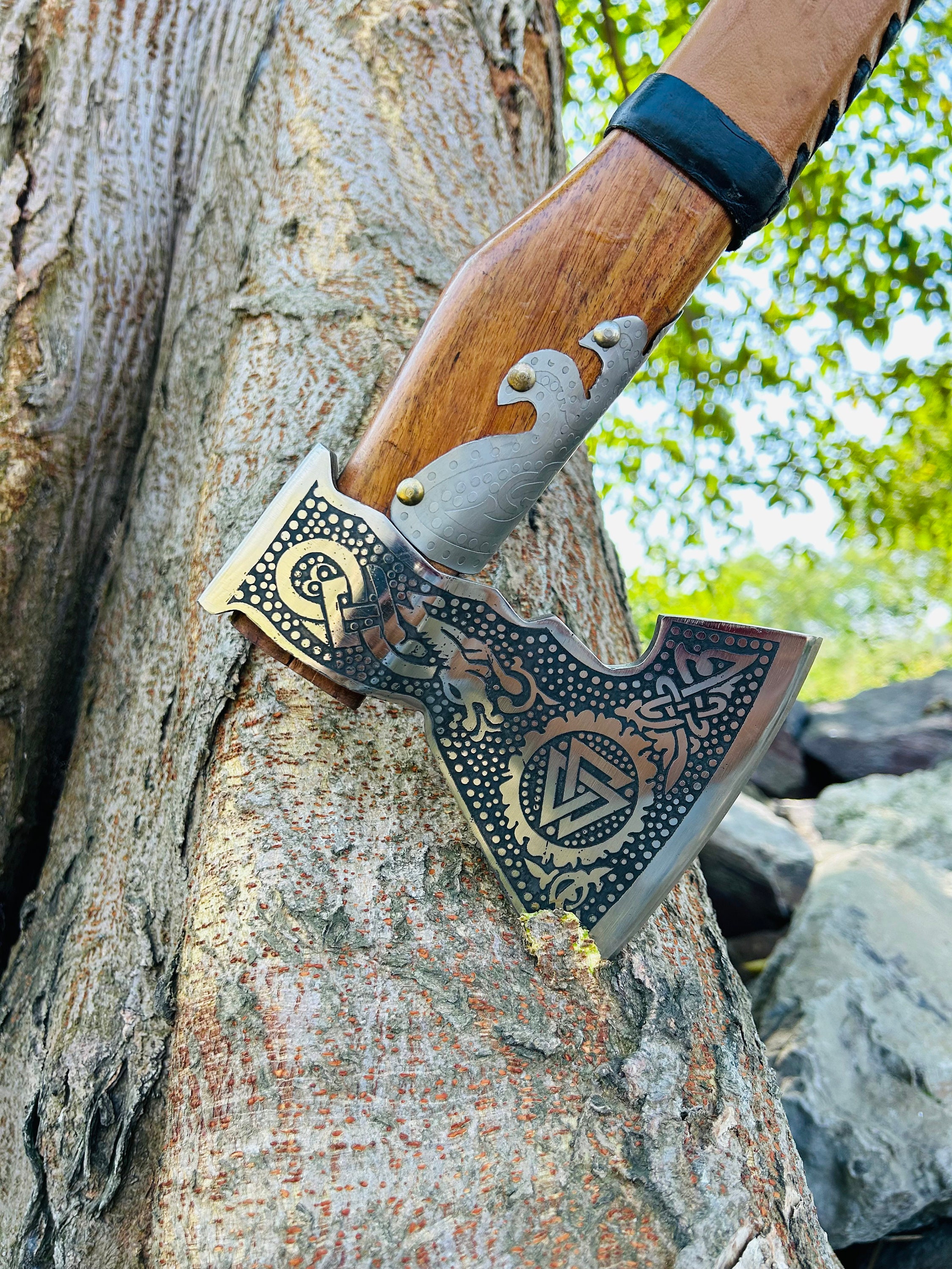 Custom Hand Made Viking, Viking Style, Viking Life, Axes, Norse, Viking Beard, Pagan, Valhalla ...
