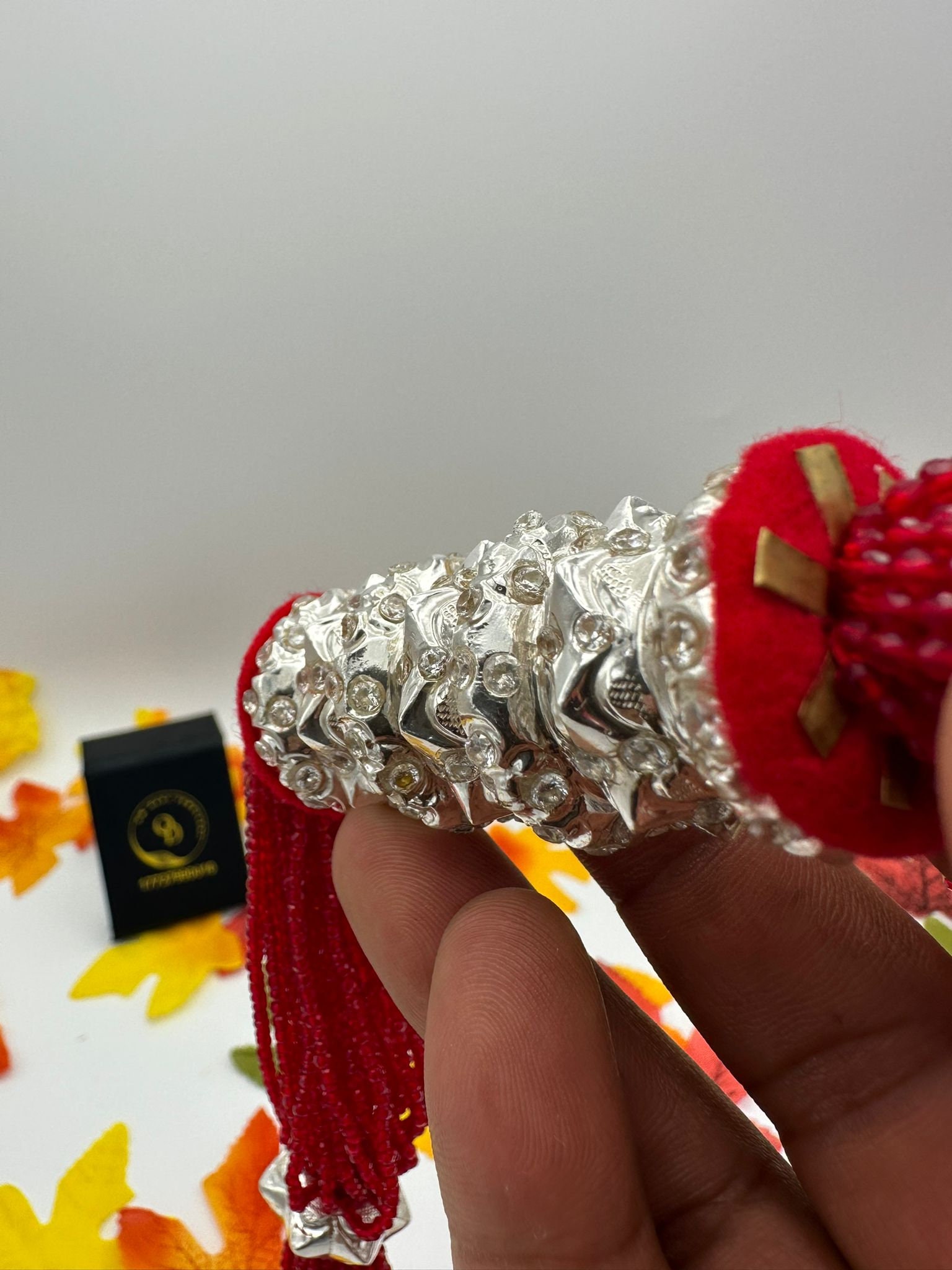 Nepali Tilhari Silver Hydro Pote With Cubic Zirconia - Etsy