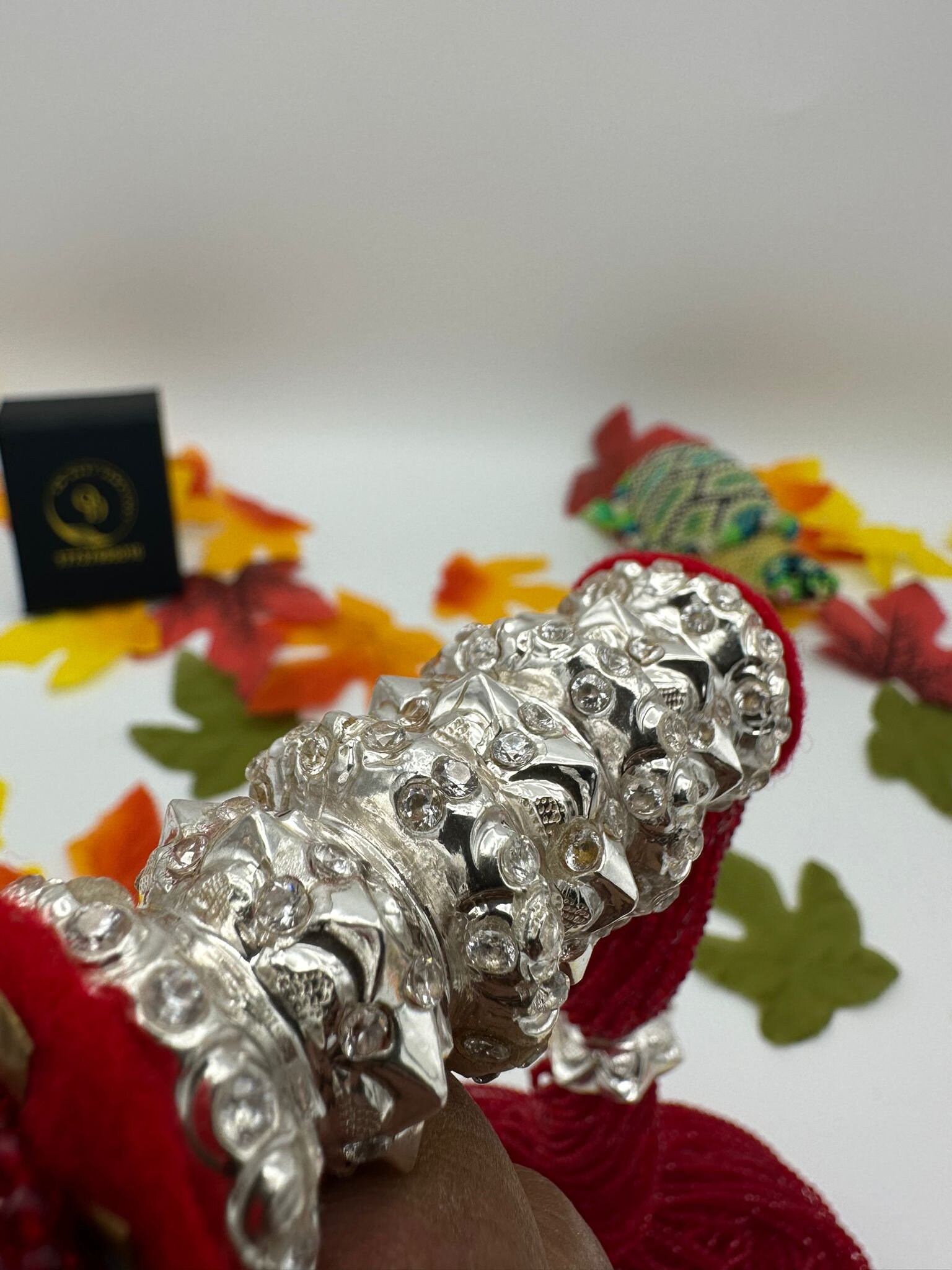 Nepali Tilhari Silver Hydro Pote With Cubic Zirconia - Etsy