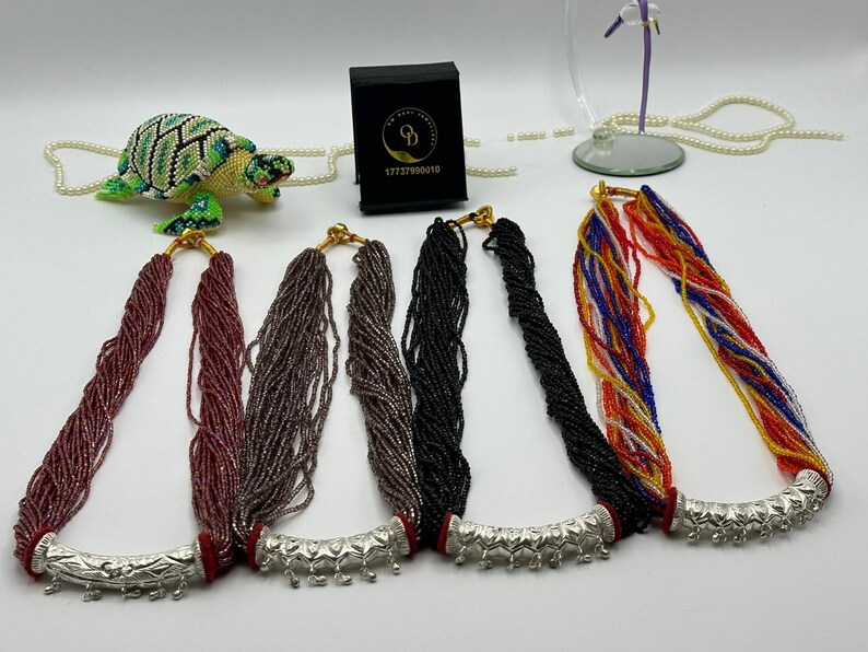 Small C-TILHARI Necklace | Traditional Nepali Silver Neckpiece ...