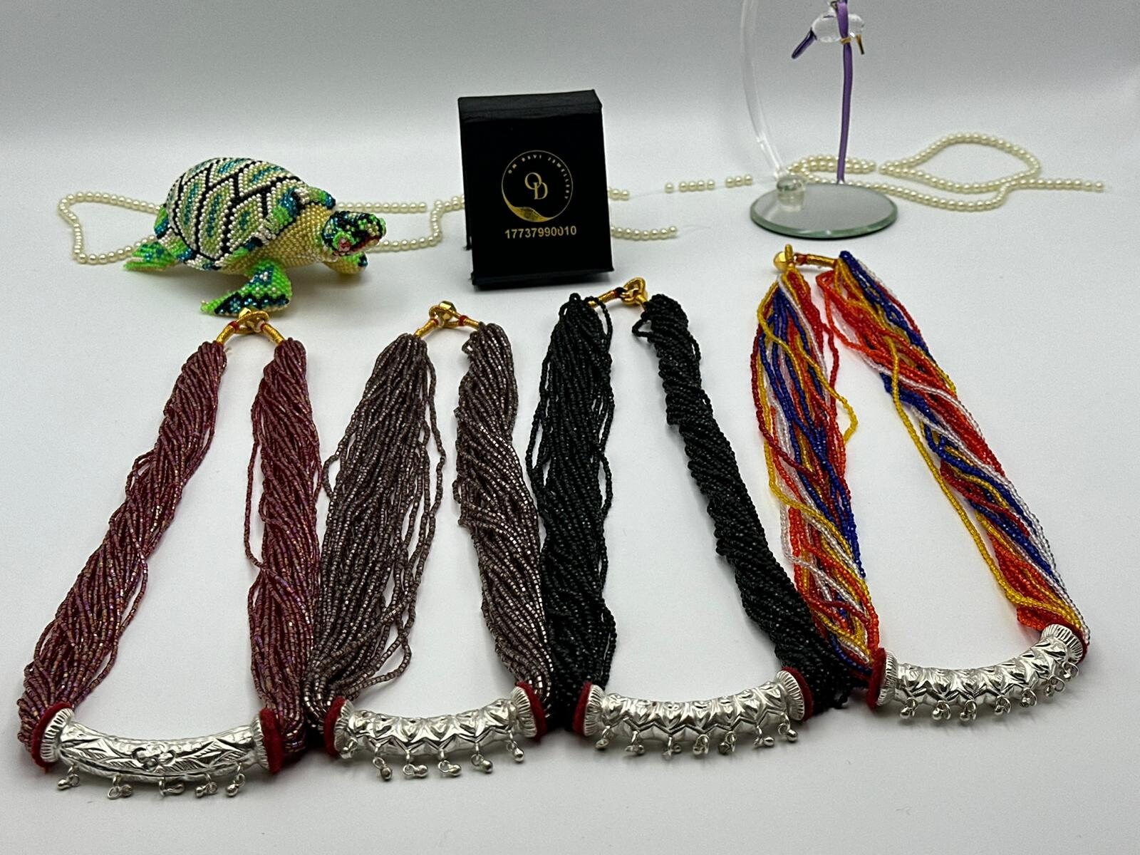 Small C-TILHARI Necklace | Traditional Nepali Silver Neckpiece ...