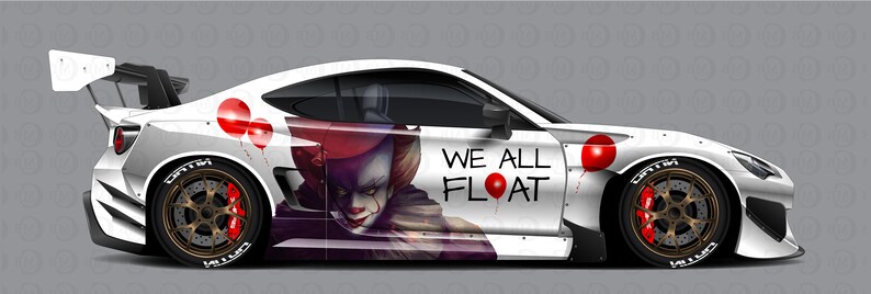 Pennywise It Halloween Bundle Car Livery Cast Vinyl Wrap - Etsy