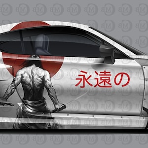 Samurai Japanase Theme, Car Livery, Cast Vinyl Wrap, Universal Size ...