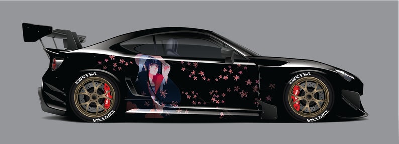 İtachi Uchiha New Design, Anime, Car Livery, Cast Vinyl Wrap, Universal ...
