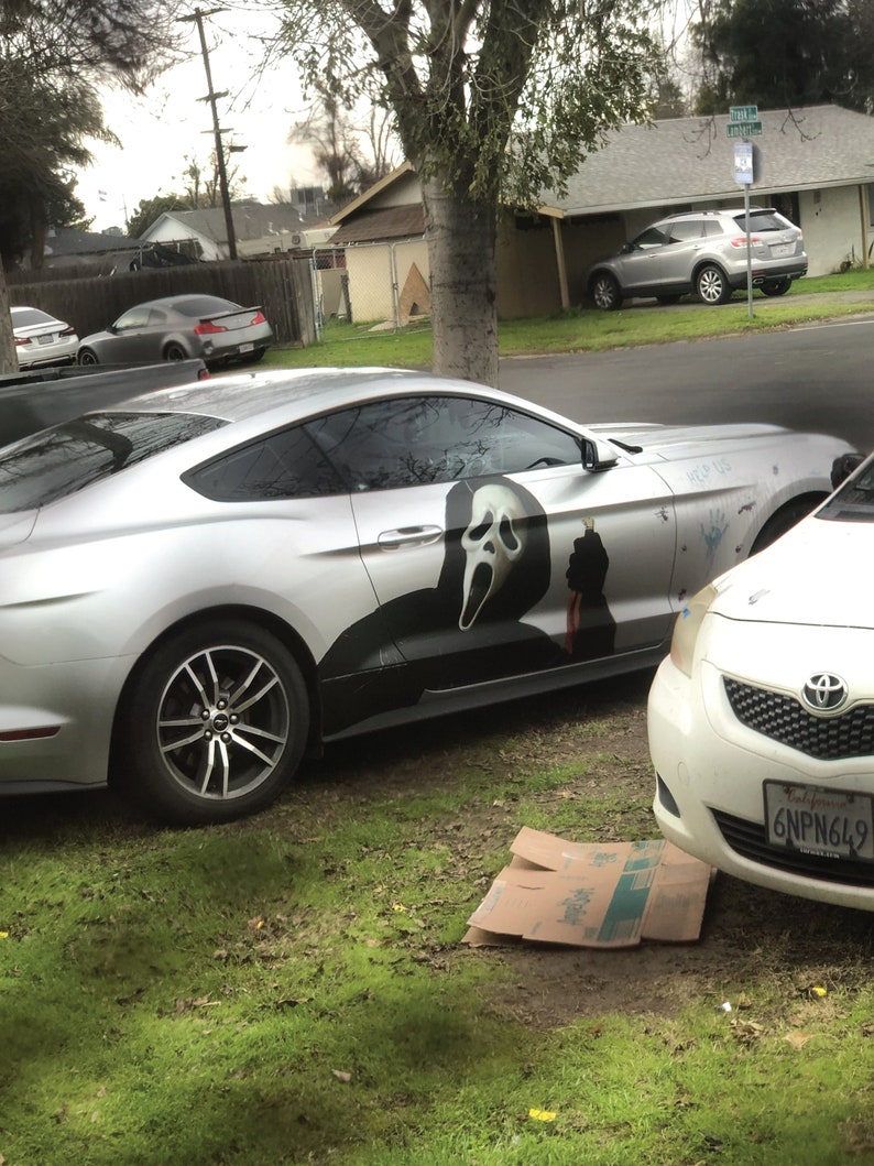 Scream, Car Livery, Cast Vinyl Wrap, Universal Size, Car Wrap, Car ...
