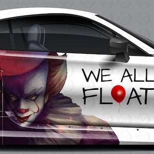 Pennywise It Halloween Bundle, Car Livery, Cast Vinyl Wrap, Universal ...