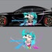 Hatsune Miku, Car Livery, Cast Vinyl Wrap, Universal Size, Car Wrap ...