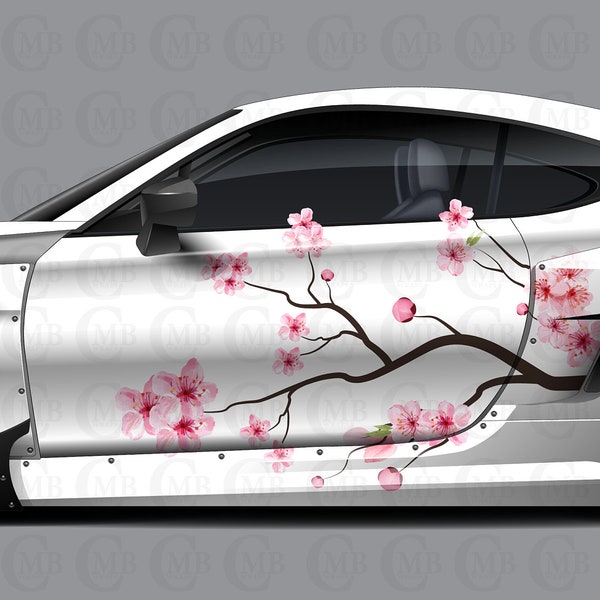 Japanese Sakura Car Wrap - Etsy