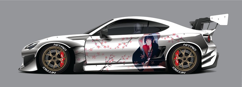 İtachi Uchiha New Design, Anime, Car Livery, Cast Vinyl Wrap, Universal ...