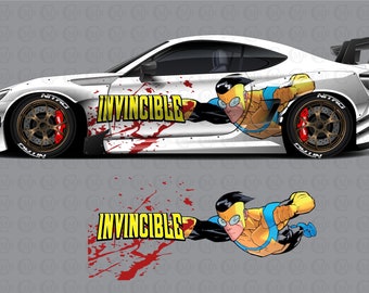 Venom Carnage, Car Livery, Cast Vinyl Wrap, Universal Size, Car Wrap ...