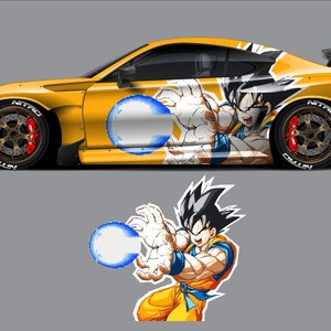Goku New Design, Anime, Car Livery, Cast Vinyl Wrap, Universal Size ...
