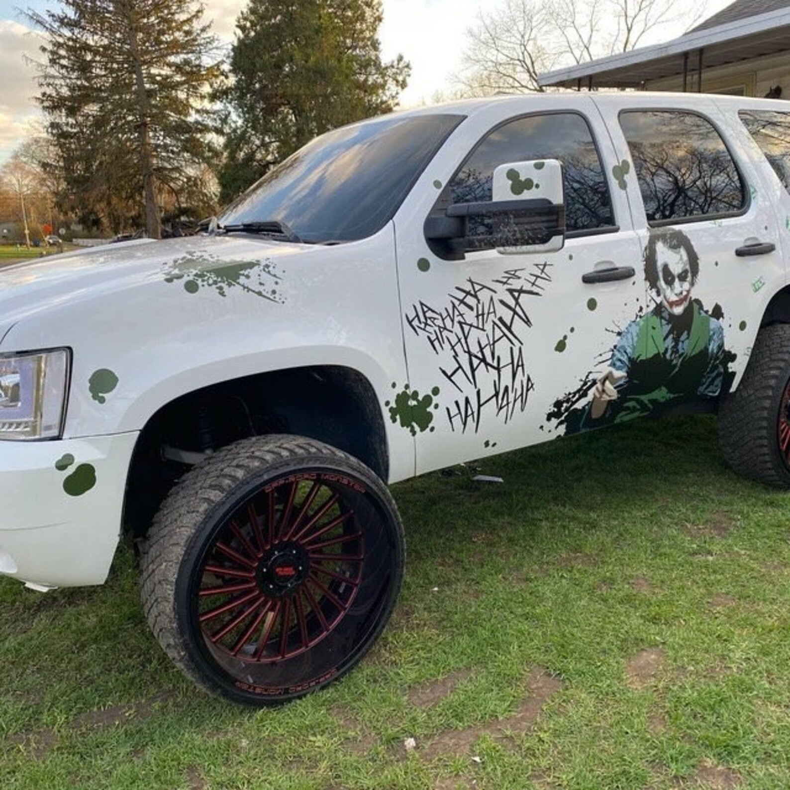 Joker Car Wrap, Car Livery, Cast Vinyl Wrap, Universal Size, Car Wrap ...