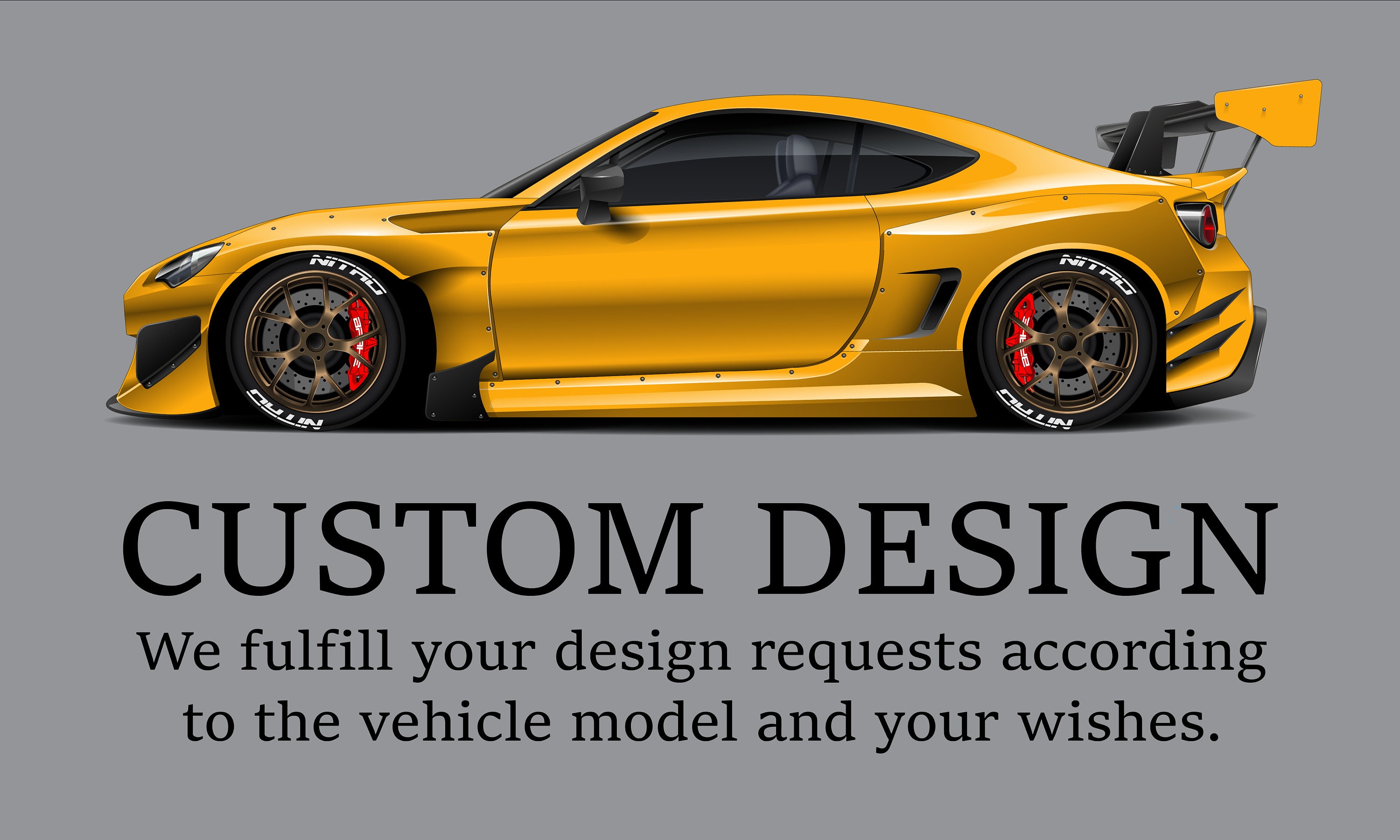 Custom Design Car Wrap, Car Foil Design - Etsy