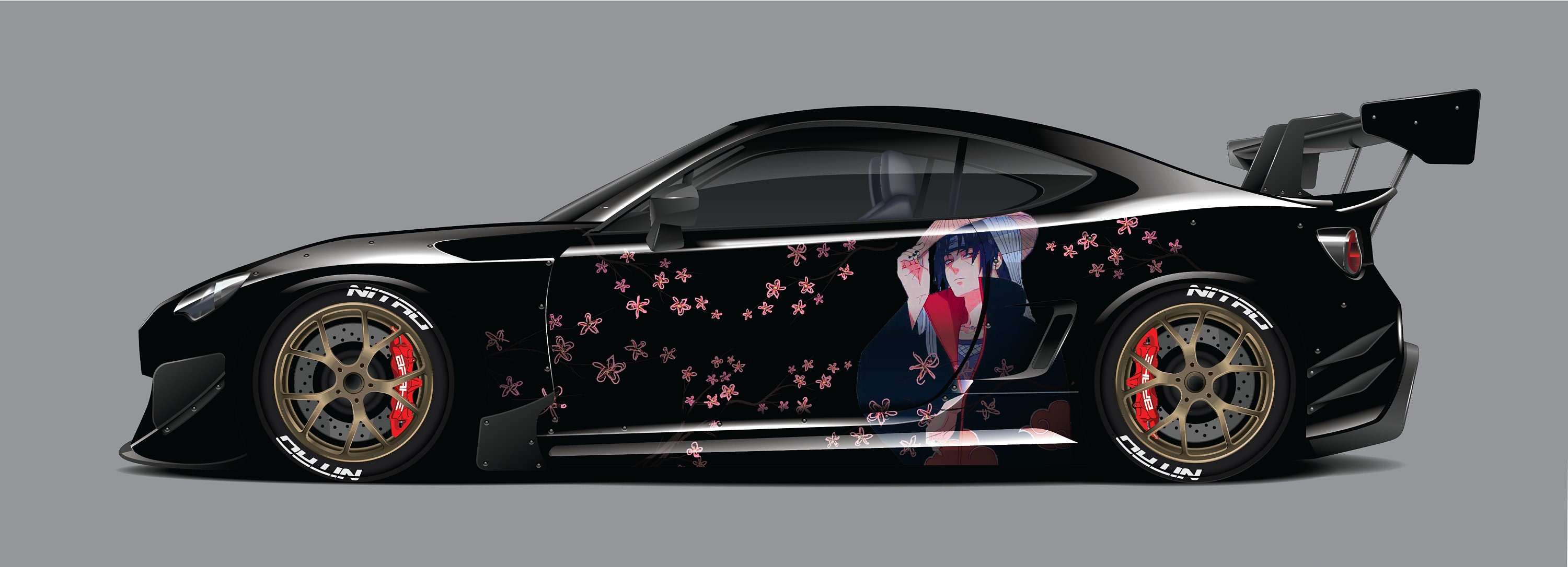 İtachi Uchiha New Design, Anime, Car Livery, Cast Vinyl Wrap, Universal ...
