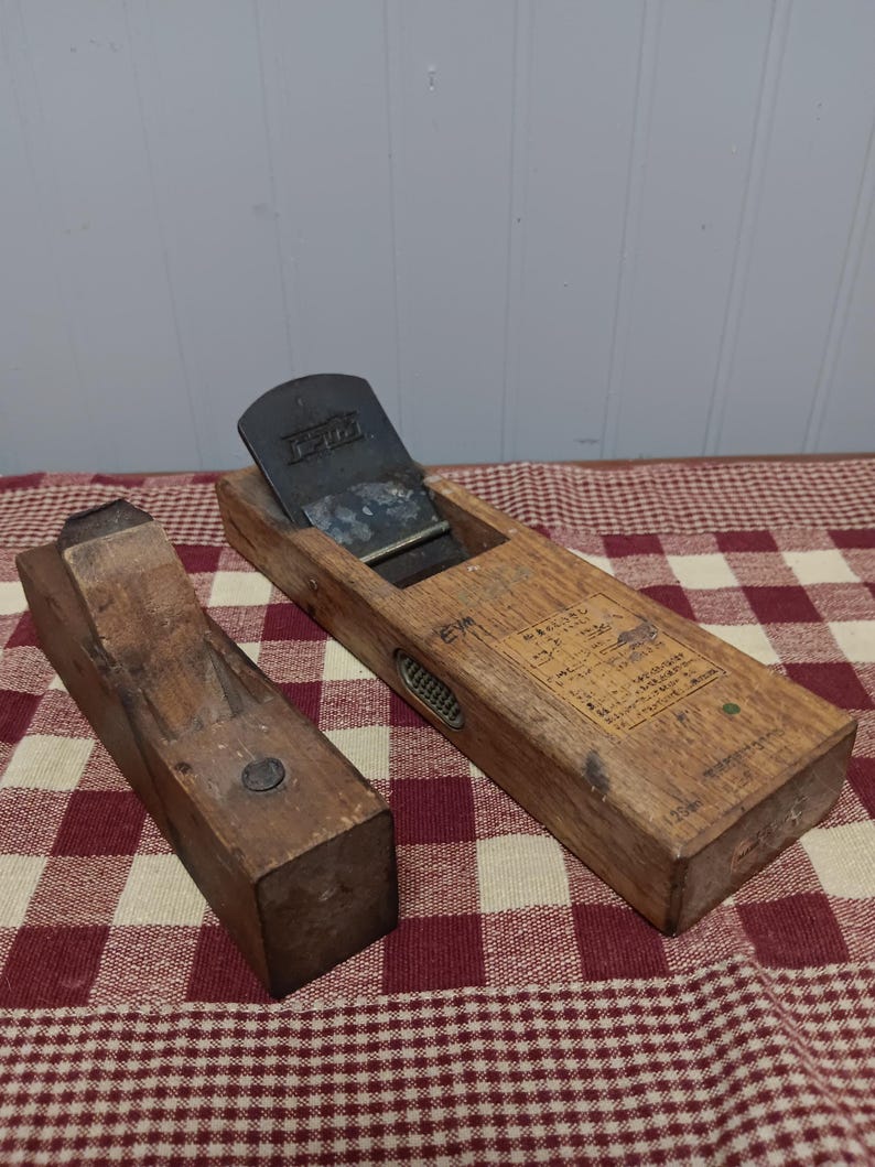 2-antique Wood Hand Planer - Etsy
