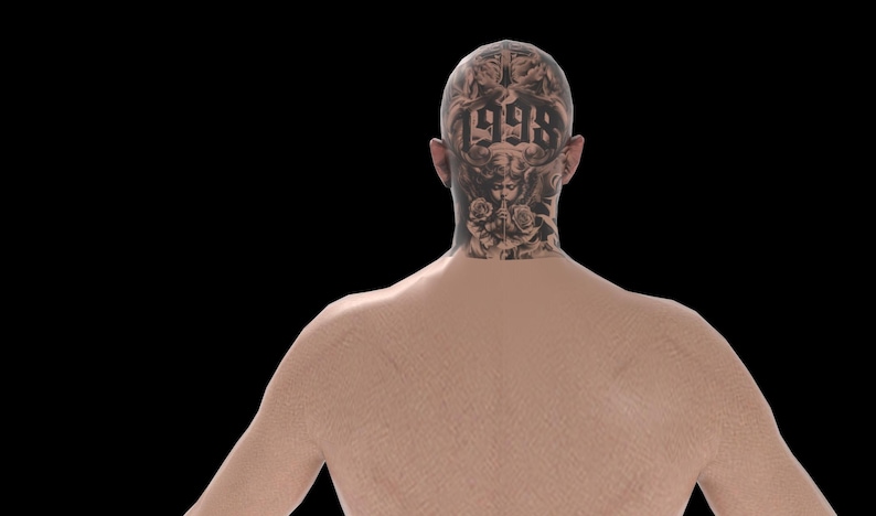 Cholo's Head Tattoo - Etsy