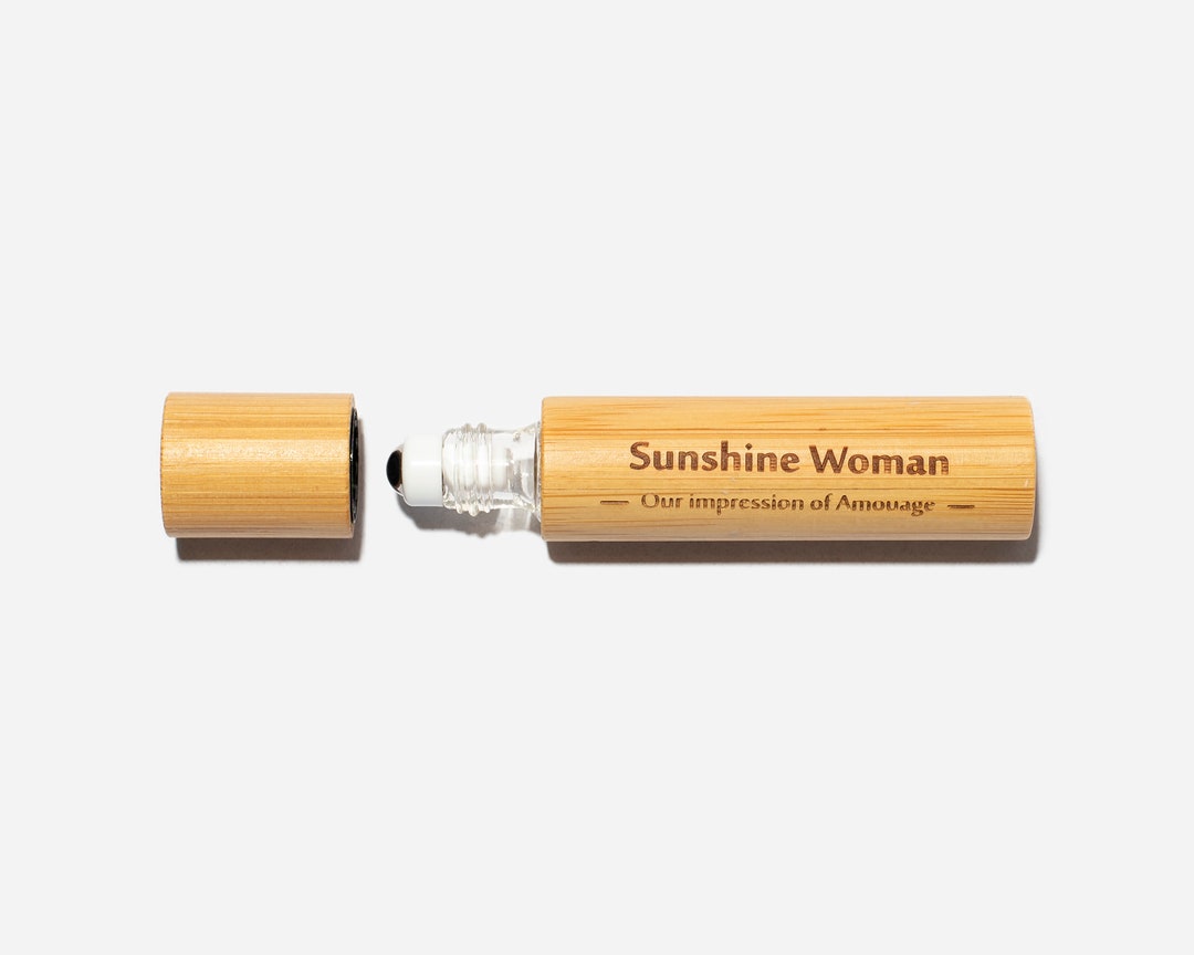 Sunshine Woman Dupe | Perfume Oil Engraved in a Rollerball Bamboo ...