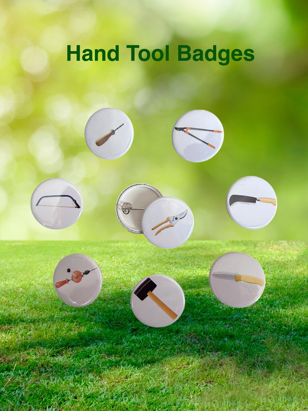 Forest School Badges - Hand Tool Awards (group Pack) - Etsy