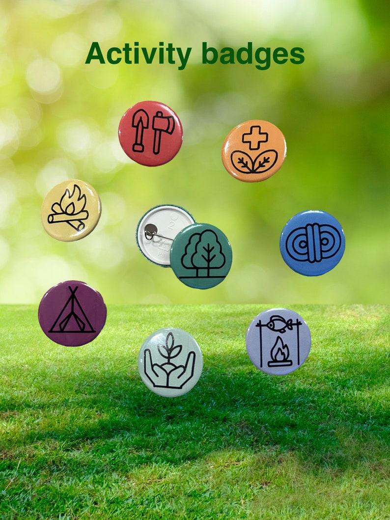 Forest School Badge (activity Refill Pack of 10) - Knots - Etsy