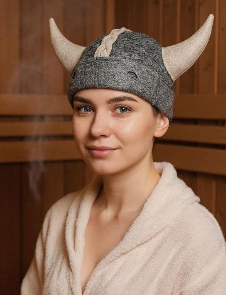 Sauna Hat Wool / Saunahüte / Sauna Felt Bath Accessories Spa Gift ...