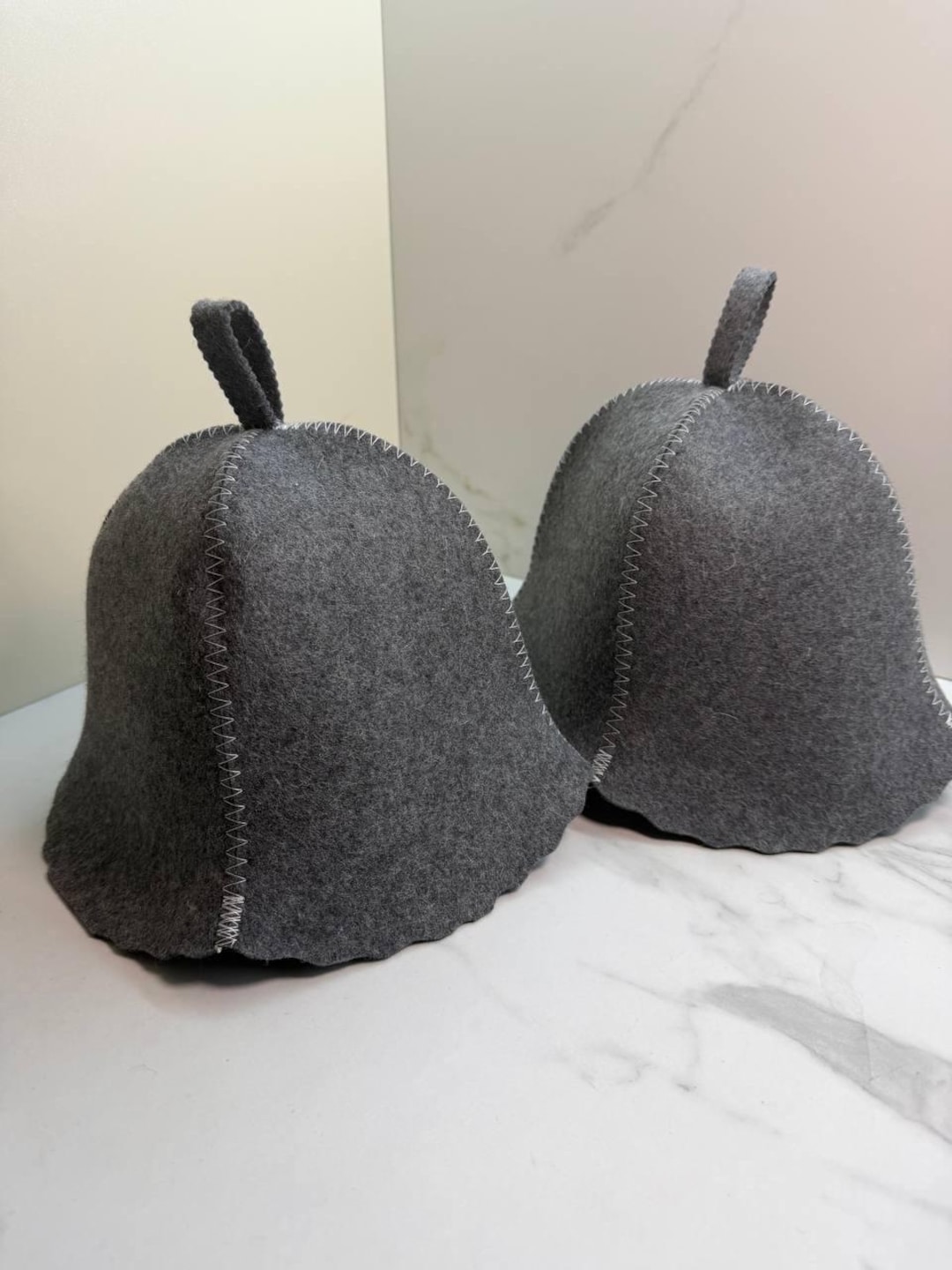 Set 2 Sauna Hat Wool / Saunahüte / Sauna Felt Bath Accessories Spa Gift ...