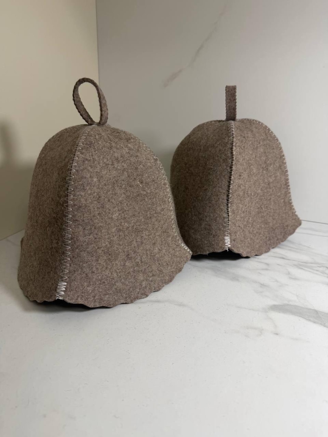 Set 2 Sauna Hats Wool / Saunahüte / Sauna Felt Bath Accessories Spa ...